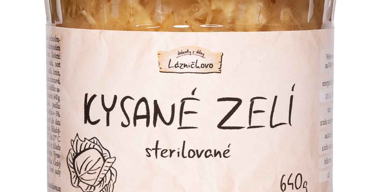 Lázničkovo Zelí kysané