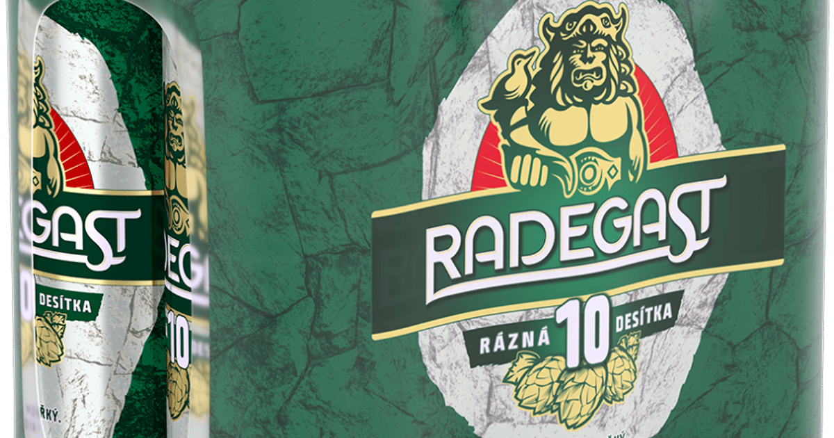 Radegast Rázná 10 6×0,5 l plech