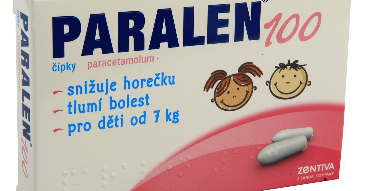 PARALEN 100 100MG čípek 5