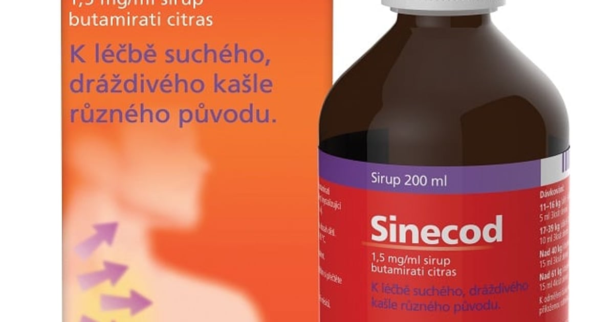 SINECOD 1,5MG/ML sirup 1X200ML