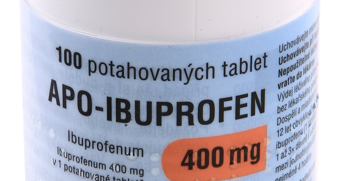APO-IBUPROFEN 400MG potahované tablety 100