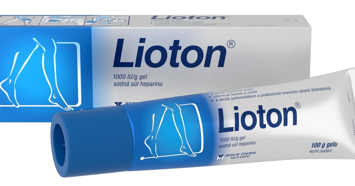 LIOTON 1000IU/G gel 100G