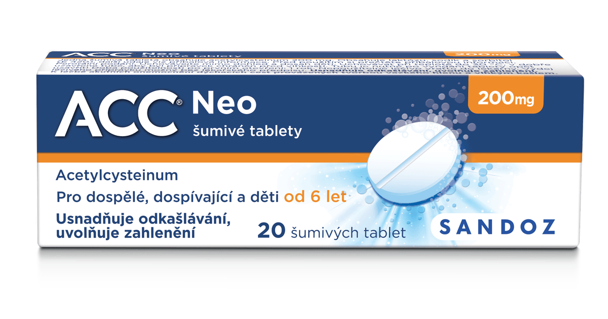 ACC NEO 200MG šumivá tableta 20