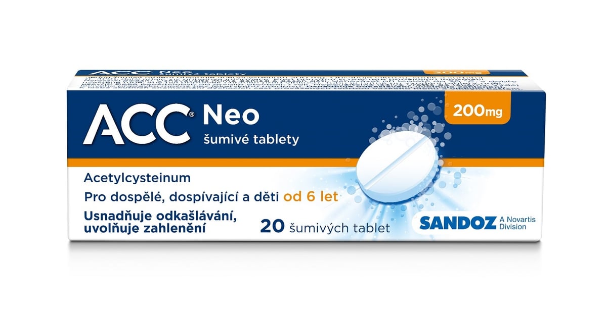 ACC NEO 200MG šumivá tableta 20