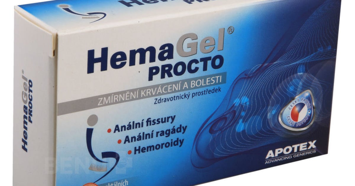 HemaGel PROCTO čípky 10ks