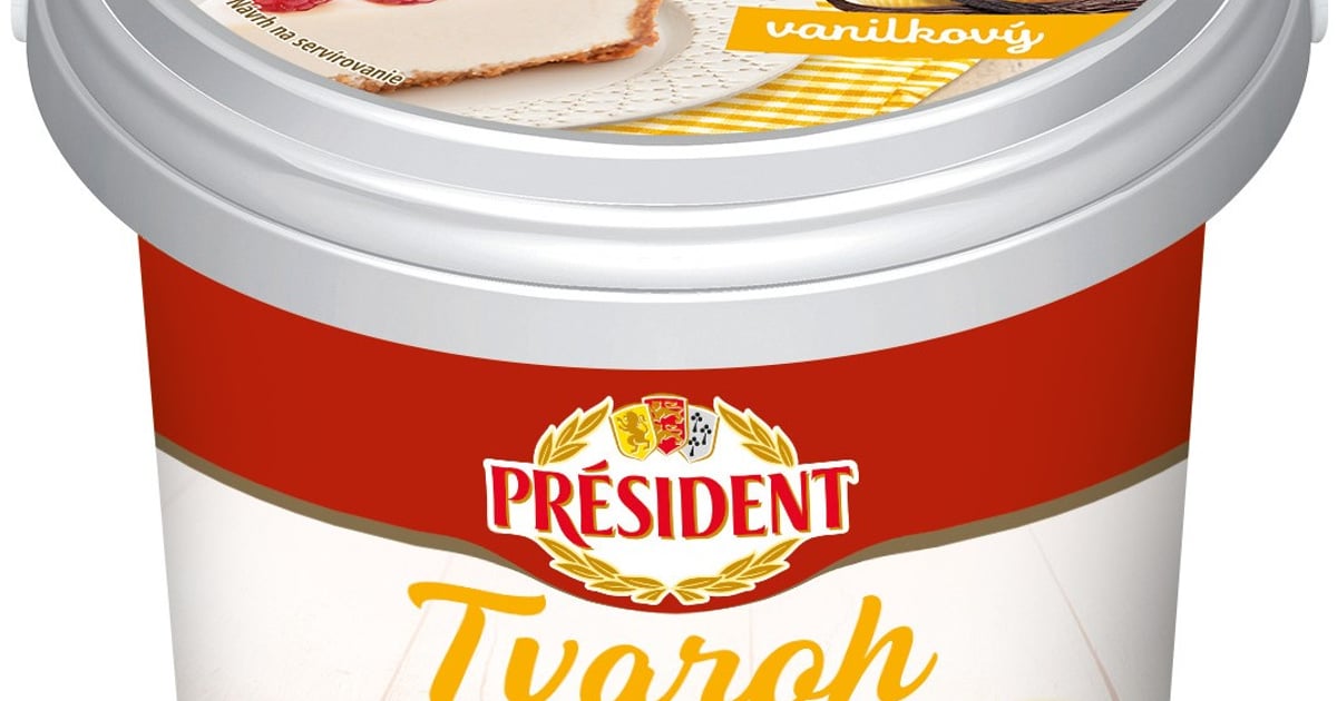 Président Tvaroh vanilkový