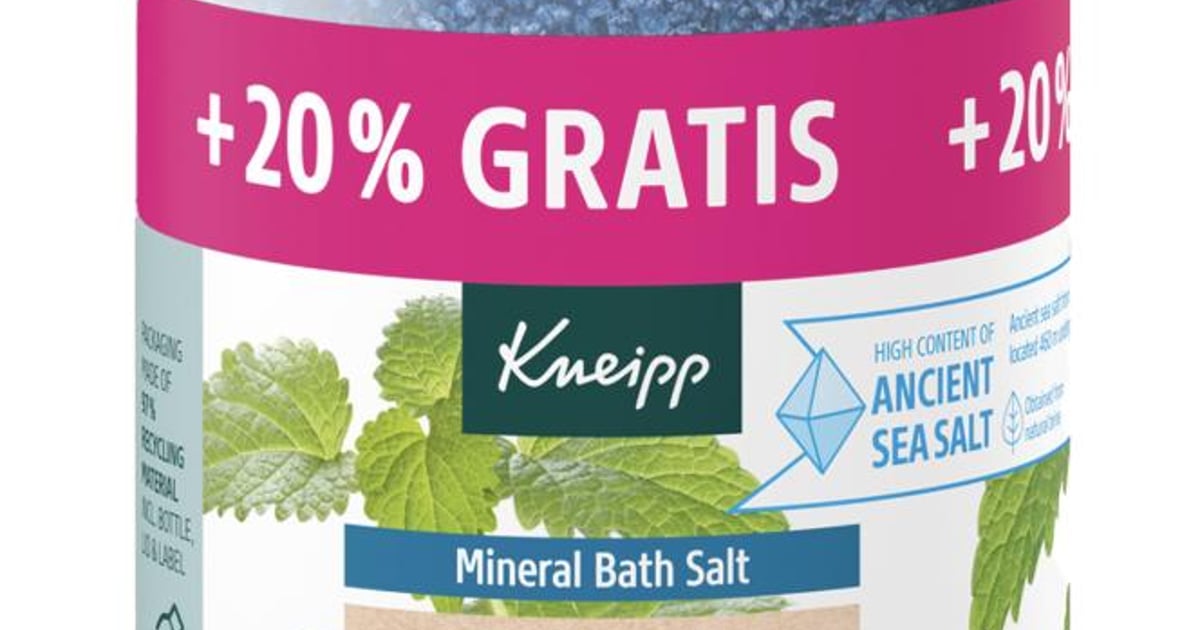 Kneipp Pure relaxation mineral bath salt
