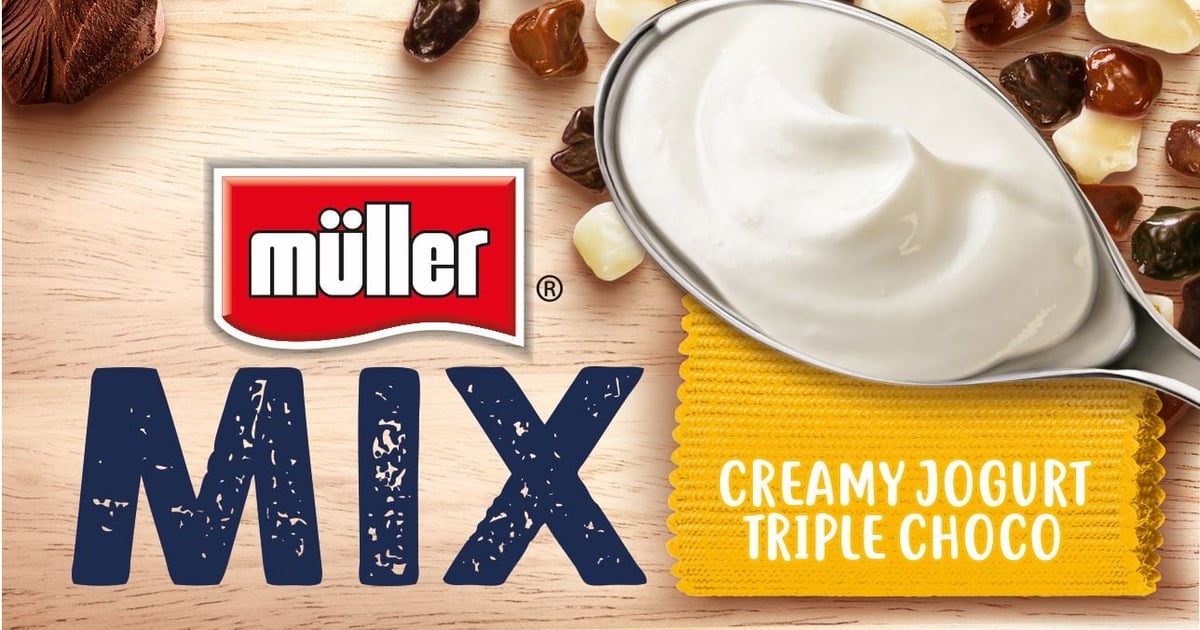 Müller Mix Jogurt Triple Choco