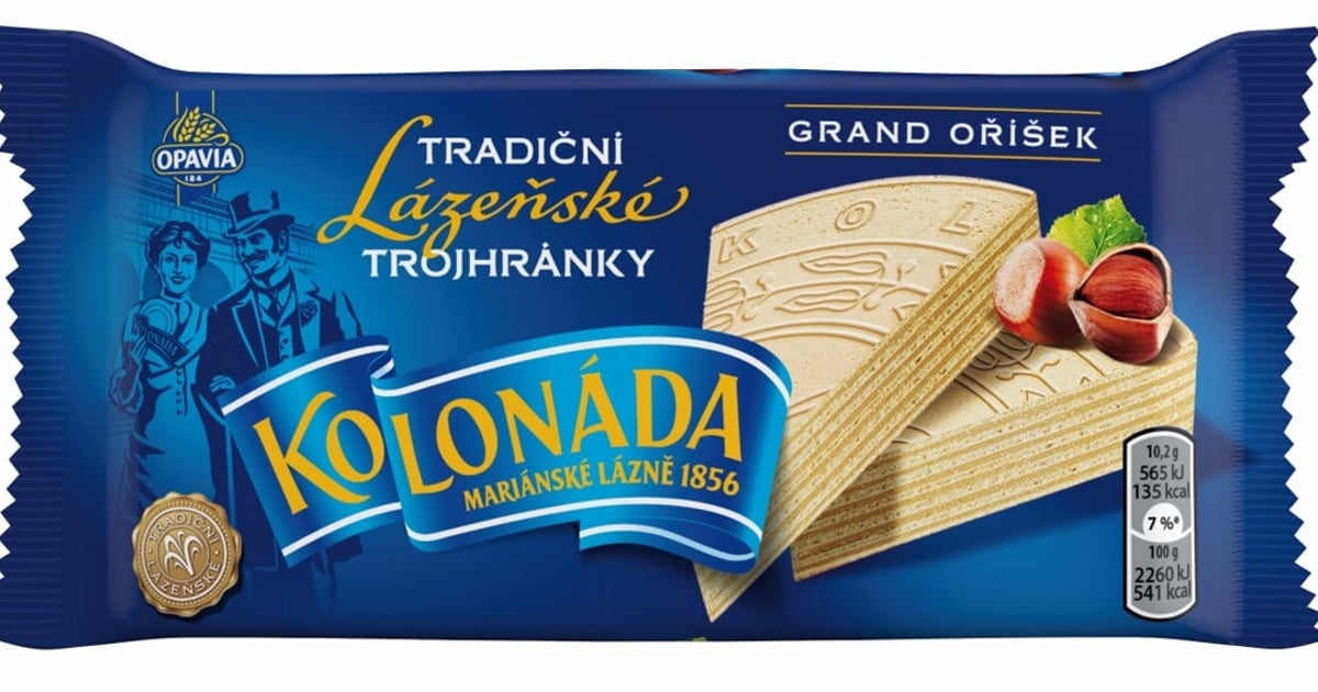 Kolonáda wafer with hazelnut filling