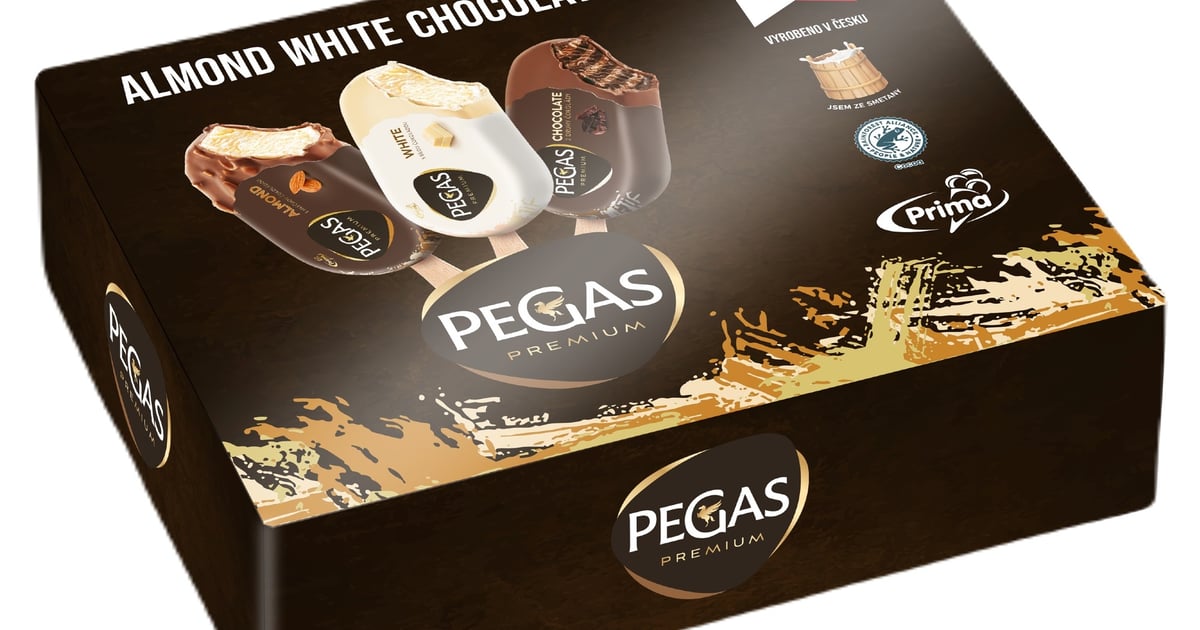 Prima Pegas Premium Almond, white, chocolate multipack 3×100 ml