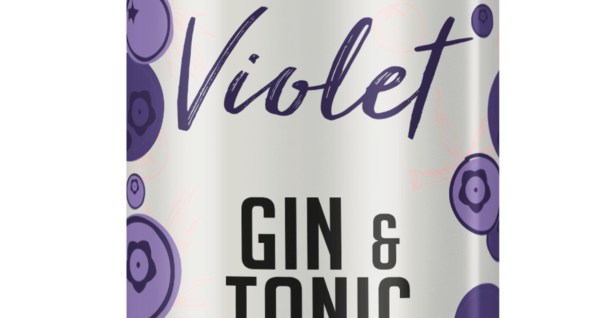 Dynybyl Gin & Tonic Violet Ready to Drink 4,5 % obj. plech
