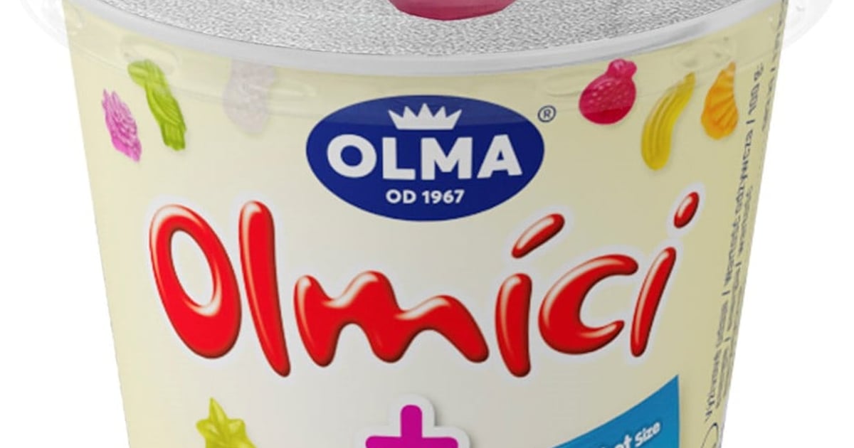 Olma Olmíci jogurtoví vanilkoví s Haribo Tropi frutti