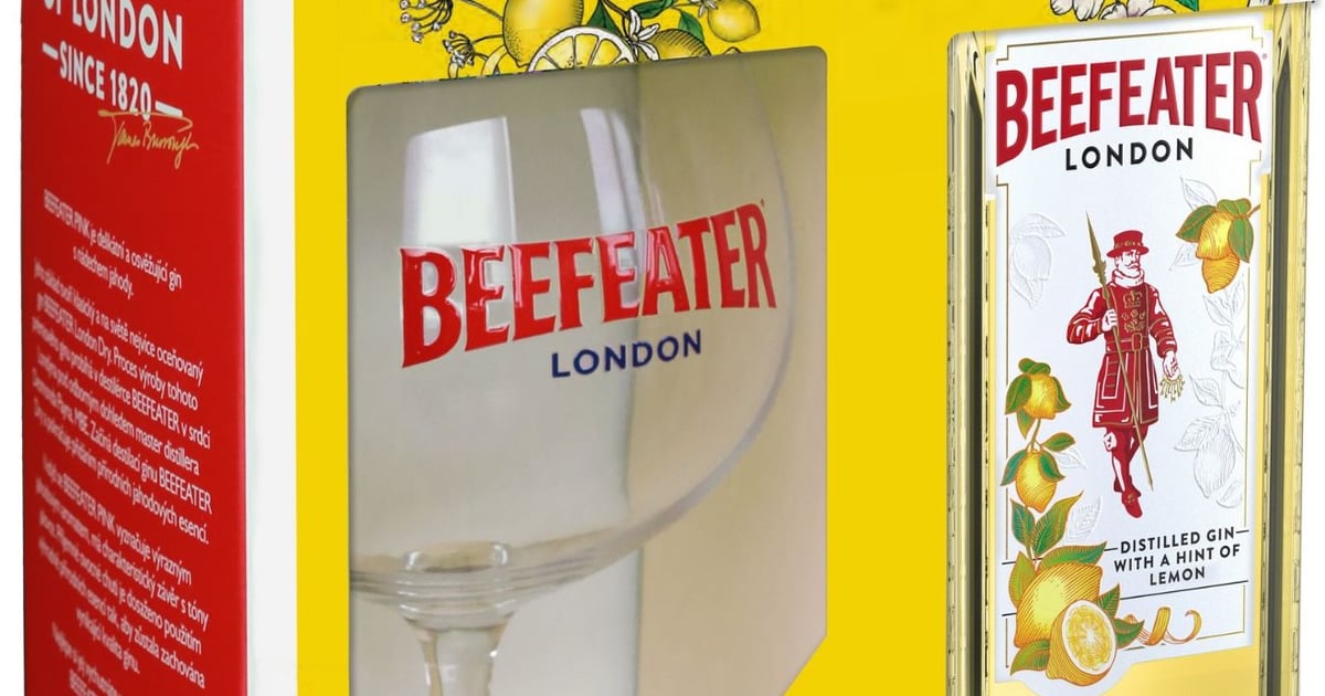 Beefeater Zesty Lemon sklenička 40 % obj.