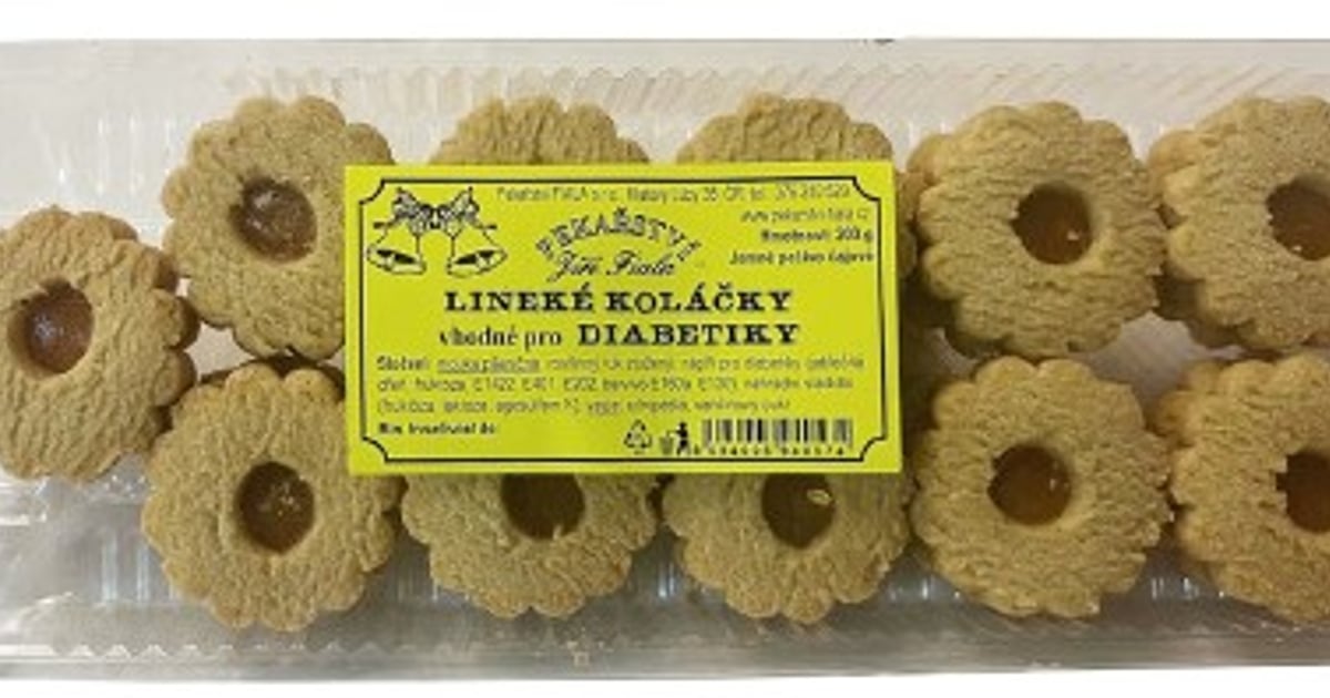 Pekařství Fiala Linecké koláčky pro diabetiky