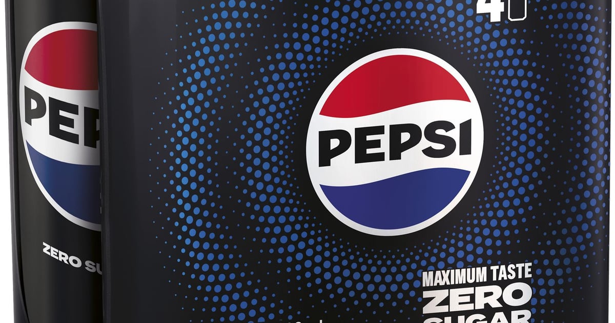 Pepsi Zero Sugar plech multipack (4×330ml)