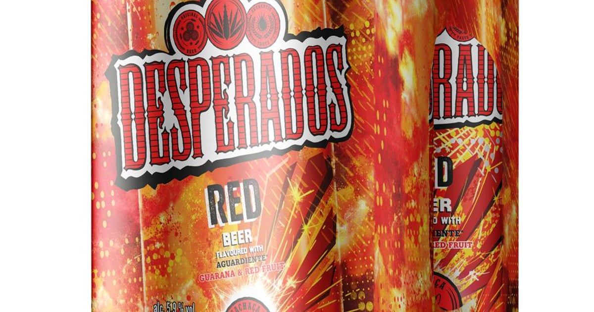 Desperados RED 4×0,5 l plech