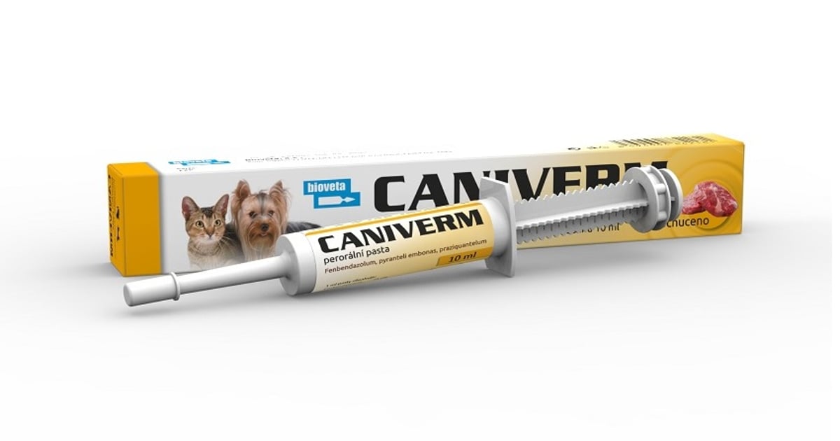 Caniverm perorální pasta 10ml