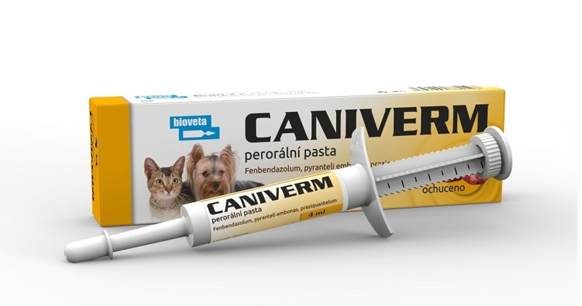 Caniverm perorální pasta 4ml