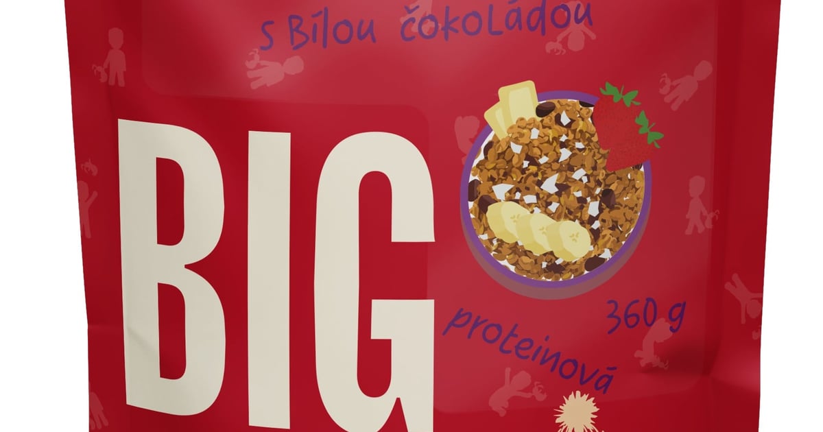 Big Boy Proteinová granola s bílou čokoládou a ovocem