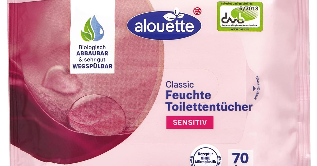 Alouette Sensitive Classic vlhčený toaletní papír