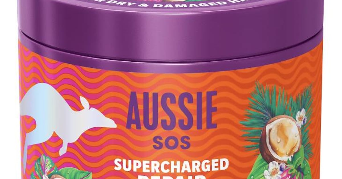 Aussie SOS Supercharged Repair maska na poškozené vlasy
