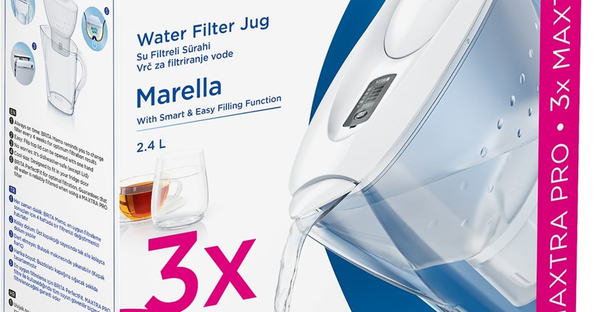 Brita Filtrační konvice Marella bílá + MX Pro Pure Performance