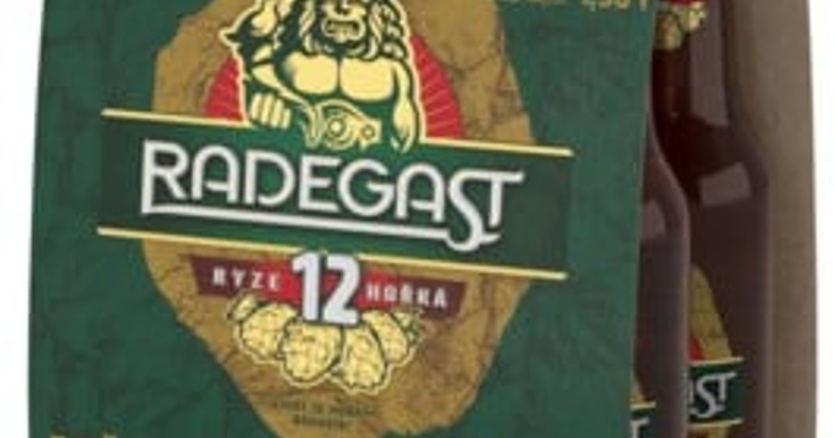 Radegast Ryze Hořká 12 pivo ležák světlý 6×0,33 l sklo