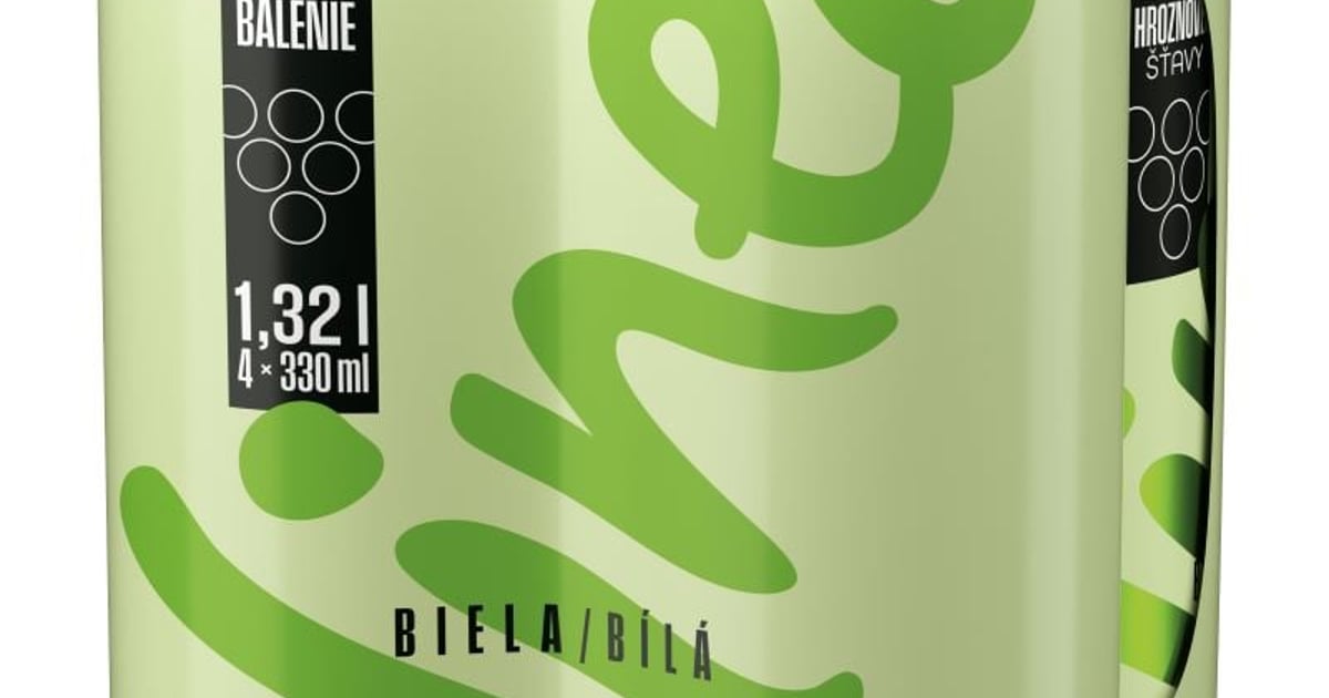 Vinea limonáda bílá 4×0,33 l plech