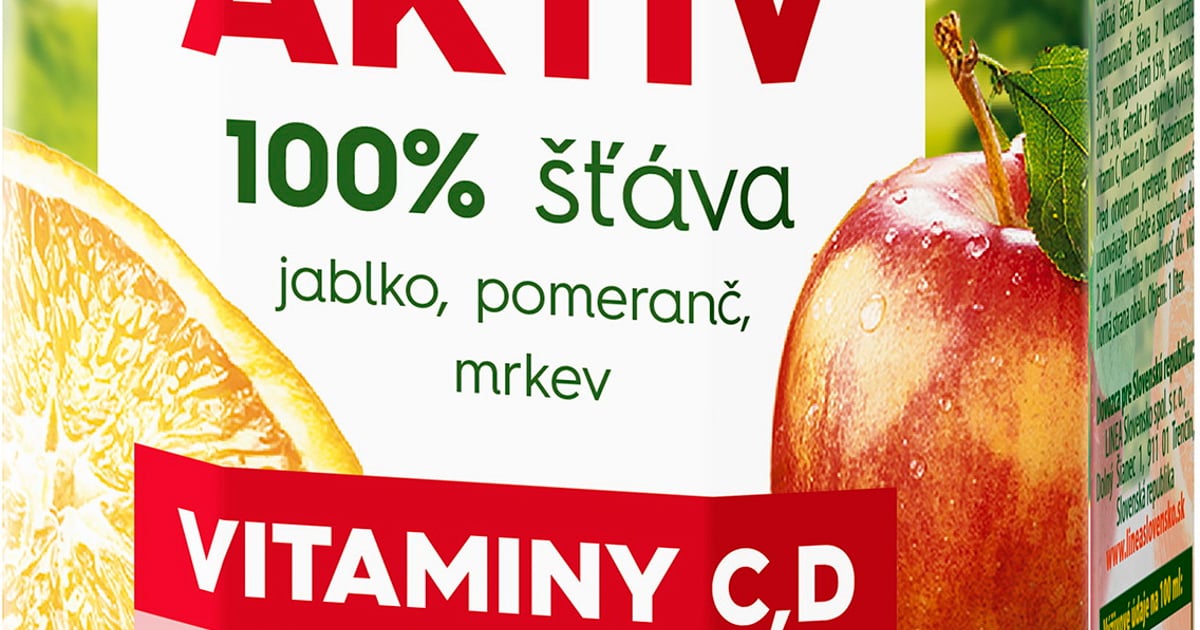 Hello Imuno Aktiv jablko, pomeranč a mrkev