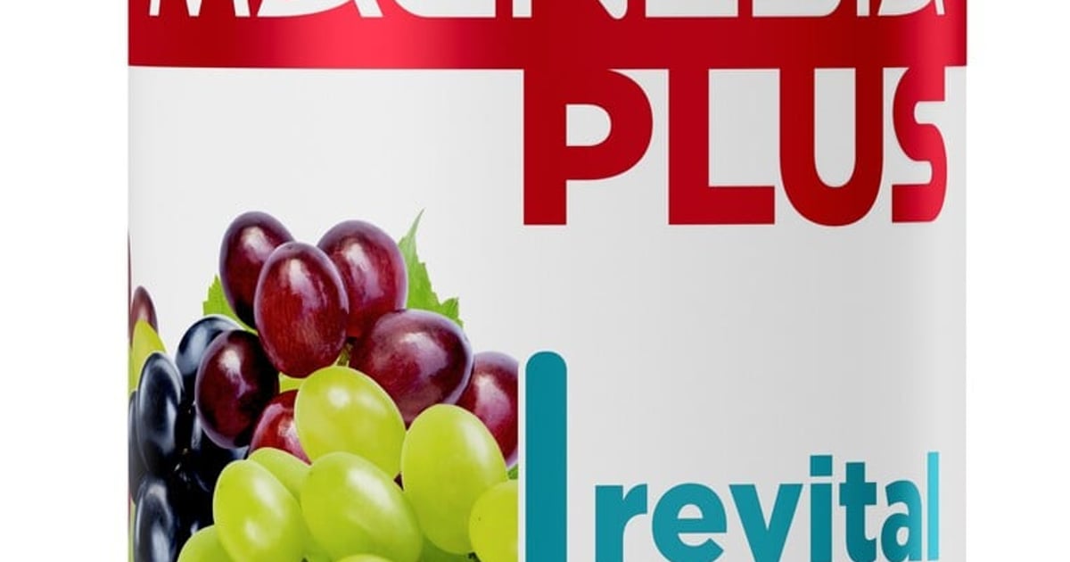 Magnesia Plus Revital hroznové víno, aloe vera