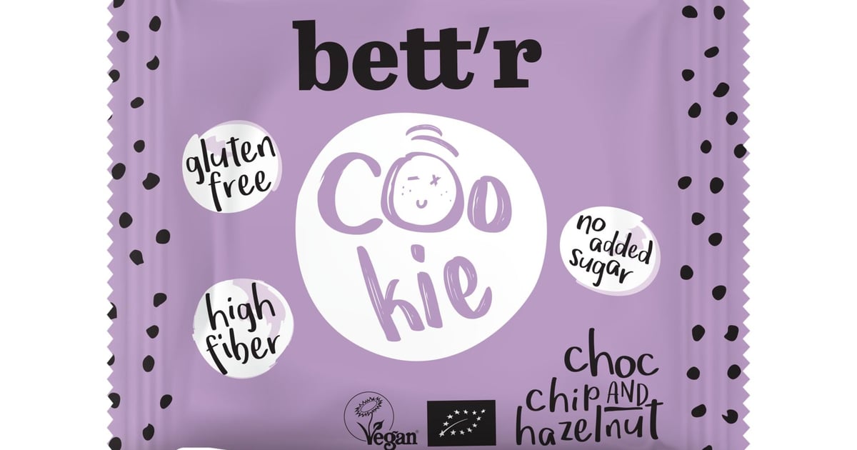 Bett'r BIO Chop chip lískooříšková ovocná sušenka