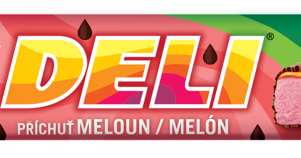 Orion Deli Limitovaná edice meloun a karamel v hořké čokoládě