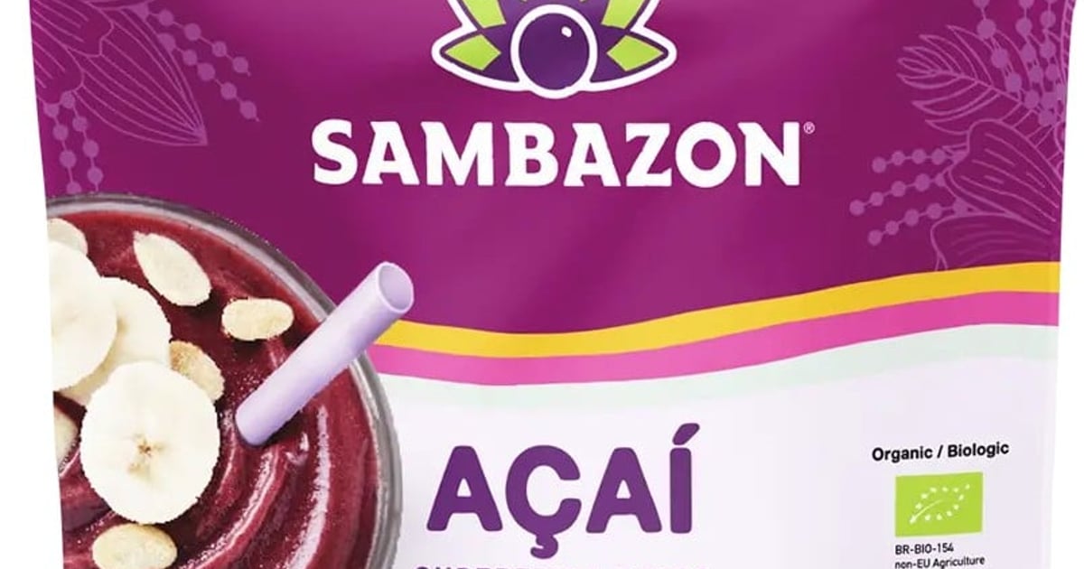 Sambazon BIO Acai Pure neslazená dřeň na smoothie