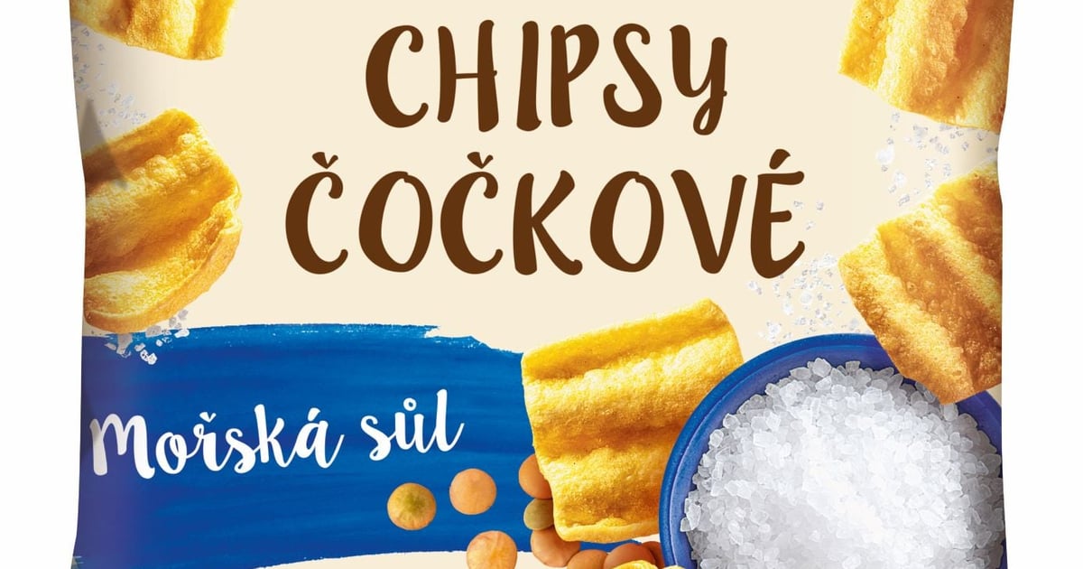 Bohemia Chipsy čočkové s příchutí mořská sůl