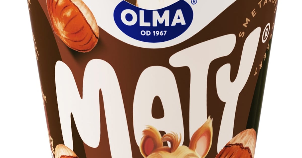 Olma Olmíci Maty smetanový s oříšky