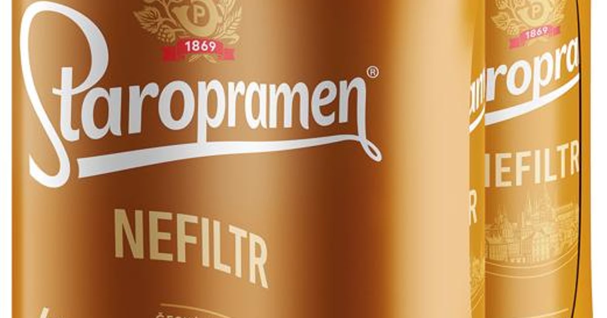 Staropramen Nefiltr 4×0,5 l plech