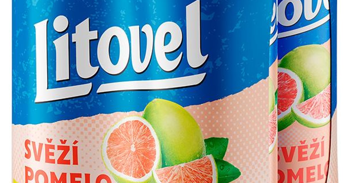 Litovel Svěží pomelo nealko plech (4×0,5 l)
