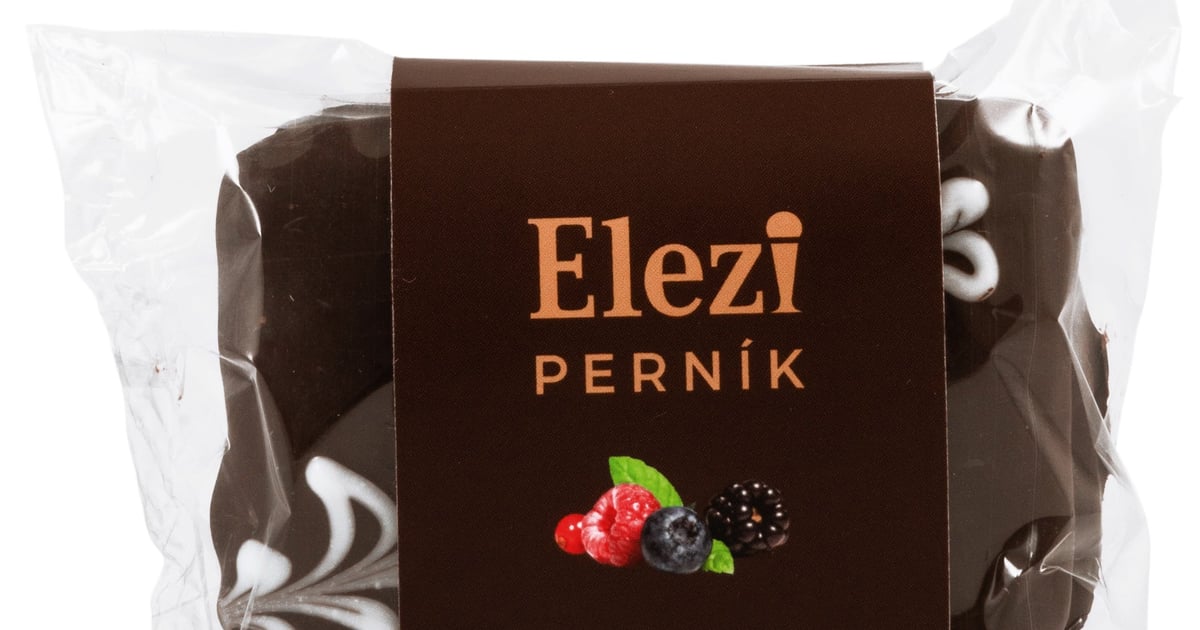 Elezi Perník plněný džemem z lesního ovoce