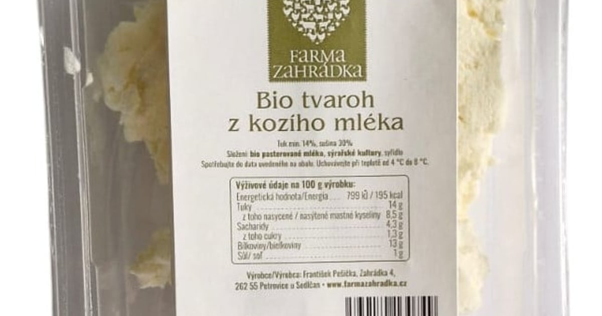 Kozí zahrádka BIO Tvaroh měkký