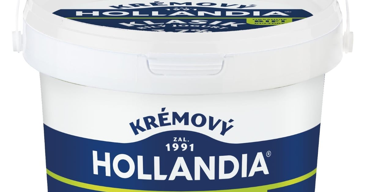 Hollandia Klasik jogurt krémový bílý