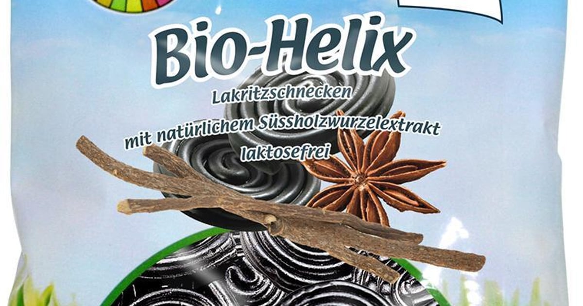 Ökovital BIO Bonbony lékořicoví šneci