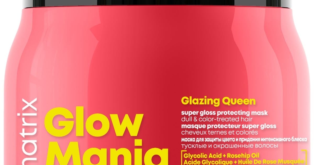Matrix Glow Mania Glazing Queen maska pro barvené vlasy