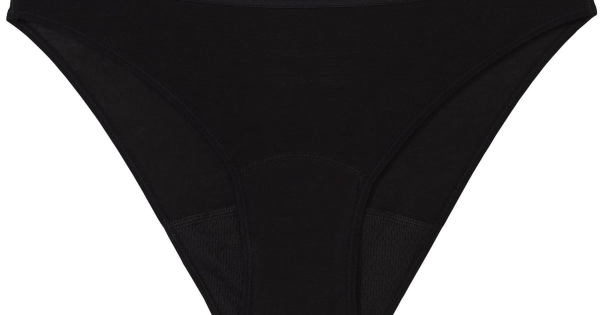 Snuggs Brief Tencel menstruační kalhotky L, černá