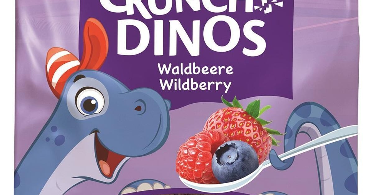 HiPP BIO Dino křupavé müsli ovoce