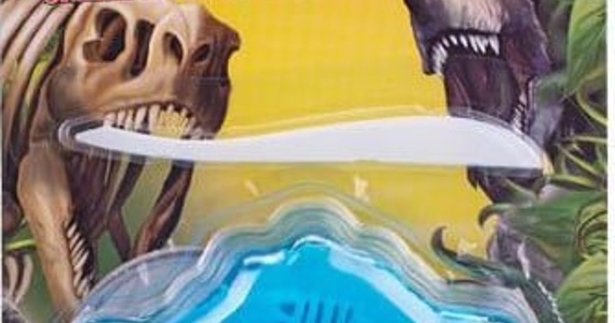 Dinoworld Kostra dinosaura se slizem