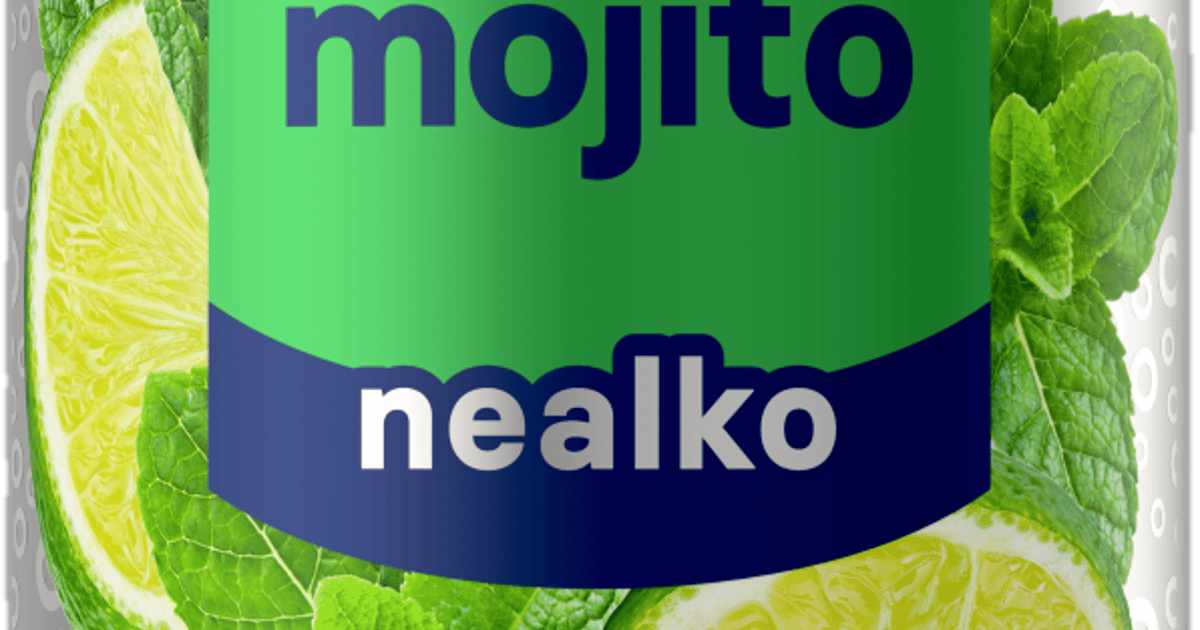 Mattoni Nealko drink mojito plech