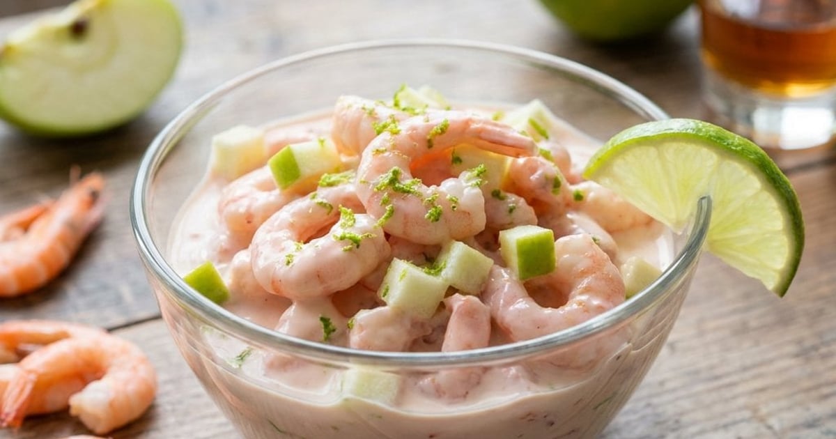 Krevetový koktejl s jablky – Svěží recept od Romana Vaňka | Rohlik.cz