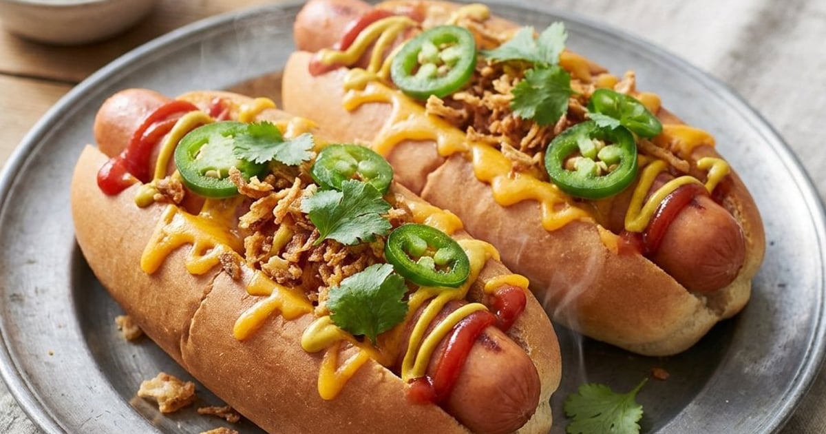 Hot dog with cheddar and tomato salsa | Rohlík cooks