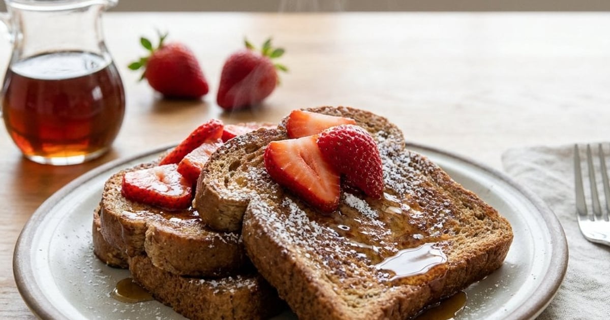 Jahodový french toast | Sladká pečená snídaně