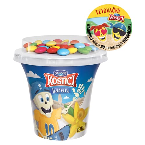 Kostíci Barvíci jogurt vanilkový